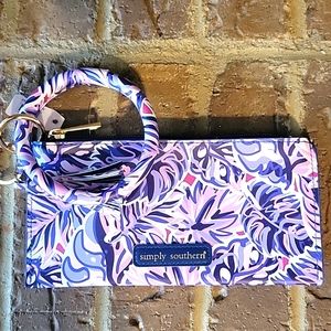 Simply Southern | Bags | Simply Southern Bangle Wallet Purple And Pink ...